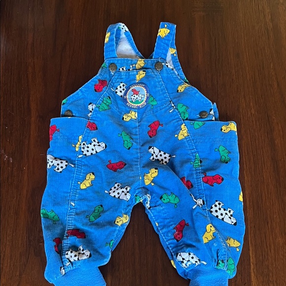OshKosh B'gosh | Bottoms | Blue Kids Overalls With Animal Print | Poshmark
